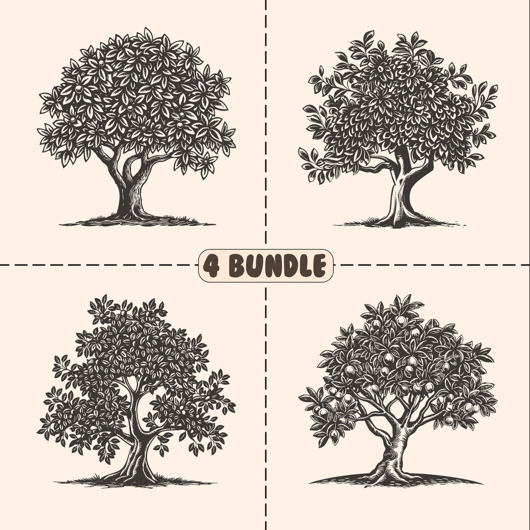 Bigleaf Maple Tree SVG PNG DXF Laser Machine Cut File Printable ...