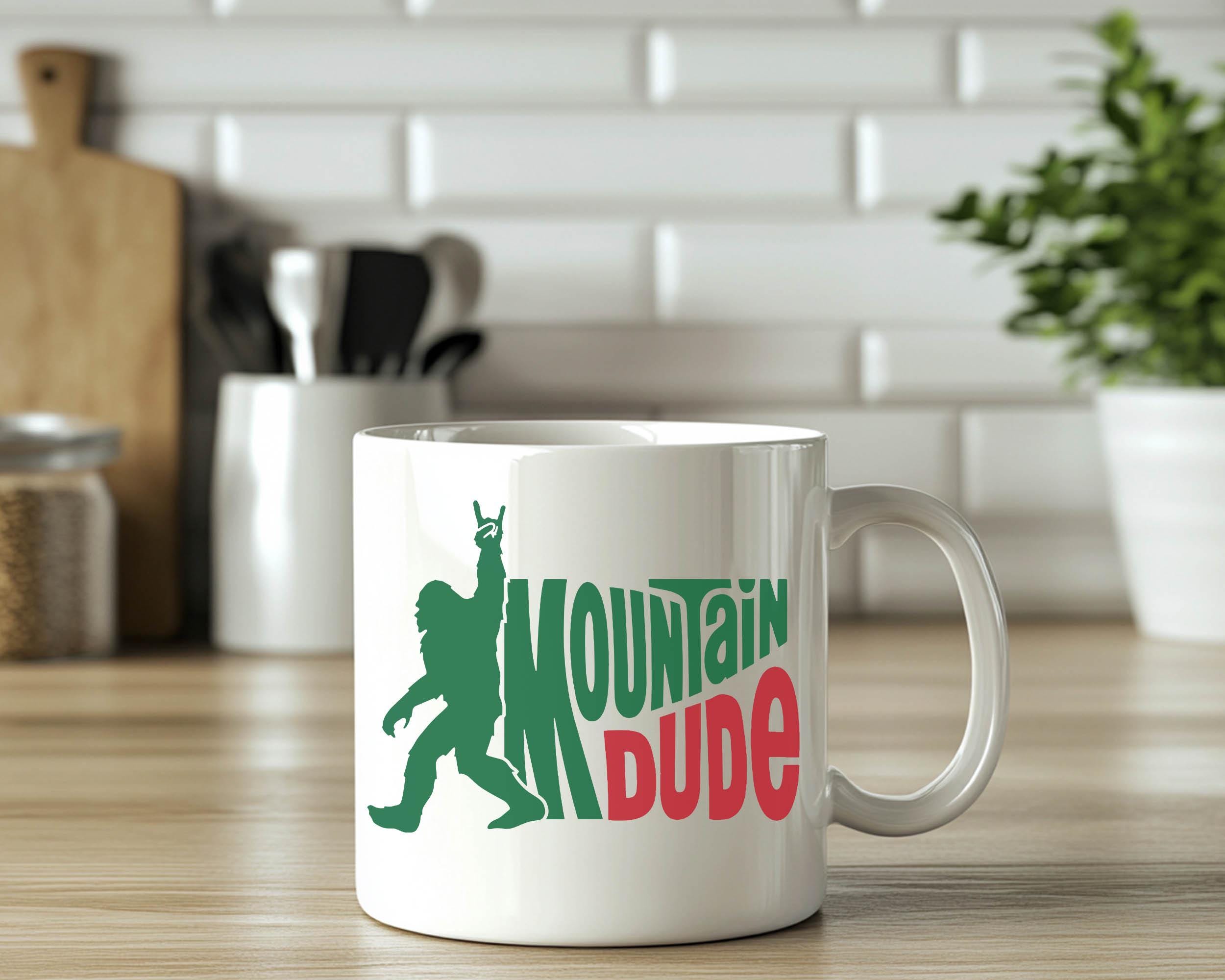 Mountain Dude SVG Mountain Dude DXF Mountain Dude PNG Cut File Mountain ...
