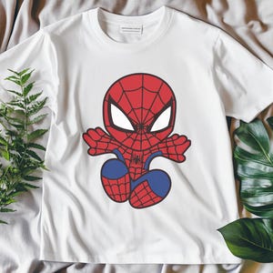 Spiderman Kid SVG Little Spiderman DXF Spiderman PNG Cut File Clipart ...