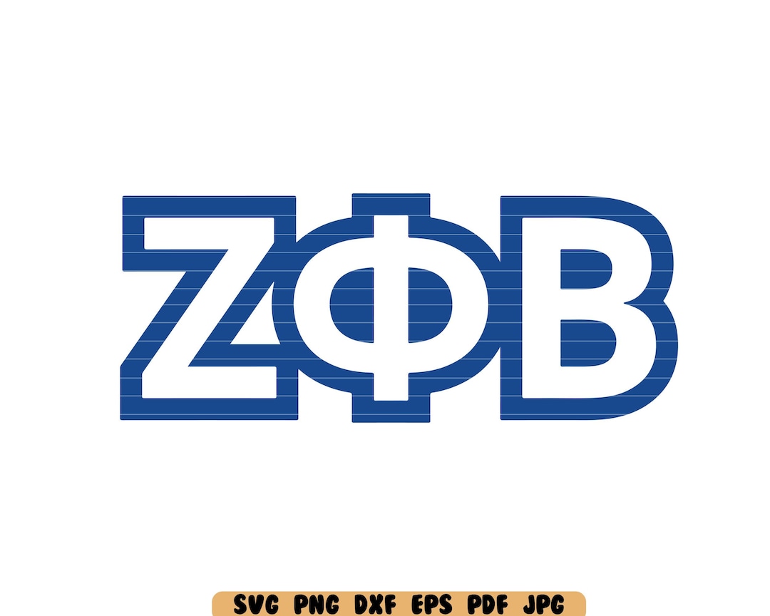 Zeta Phi Beta SVG Zeta Phi Beta DXF Zeta Phi Beta PNG Zeta Phi Beta Cut ...