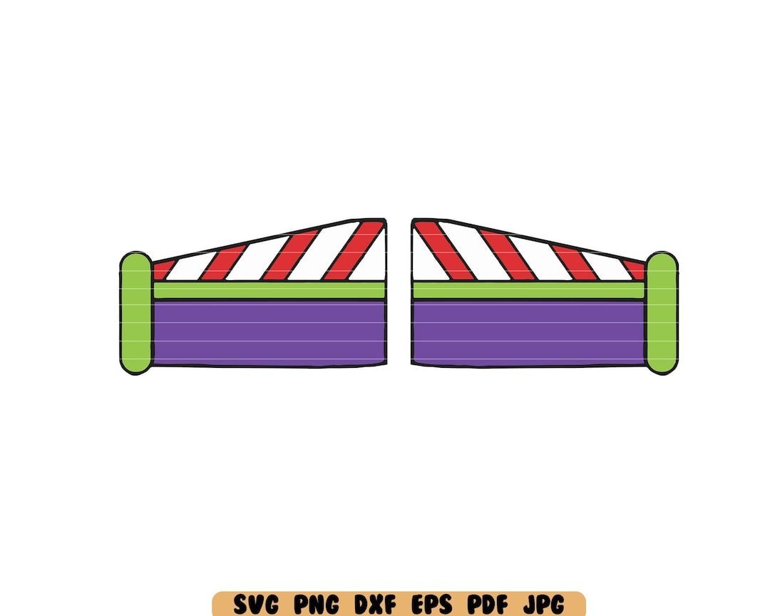Rocket Toy Wings Layered Svg Dxf Png Cut File Clipart Instant Download