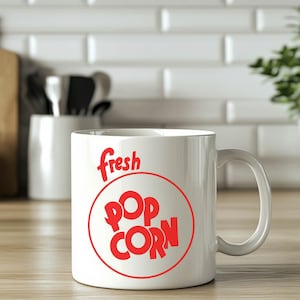 Fresh Popcorn SVG Fresh Popcorn DXF Fresh Popcorn PNG Fresh Popcorn Cut ...