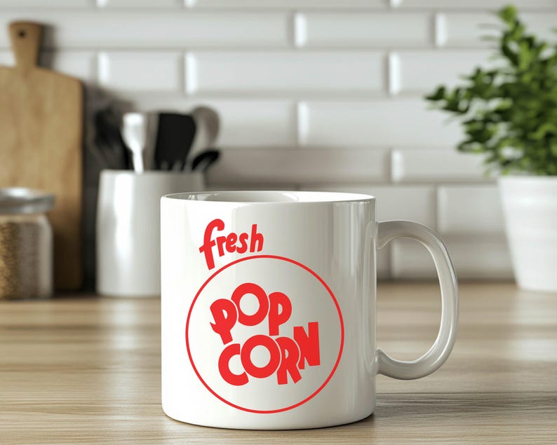 Fresh Popcorn SVG Fresh Popcorn DXF Fresh Popcorn PNG Fresh Popcorn Cut ...
