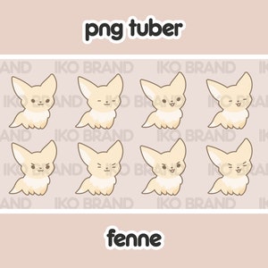 Fennec Fox Pngtuber – Chibi Kawaii Vtuber Avatar (ready to Use) - Etsy