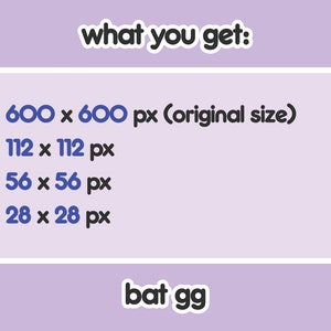 Animated Emote - Bat GG | Cute | Kawaii | Chibi | Twitch, Youtube ...