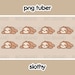 Pngtuber - Sloth | Chibi | Cute | Kawaii | Twitch | Youtube | Vtuber ...
