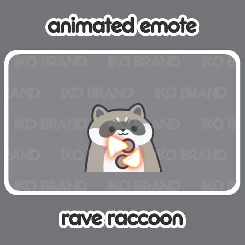 Raccoon Panel - Etsy