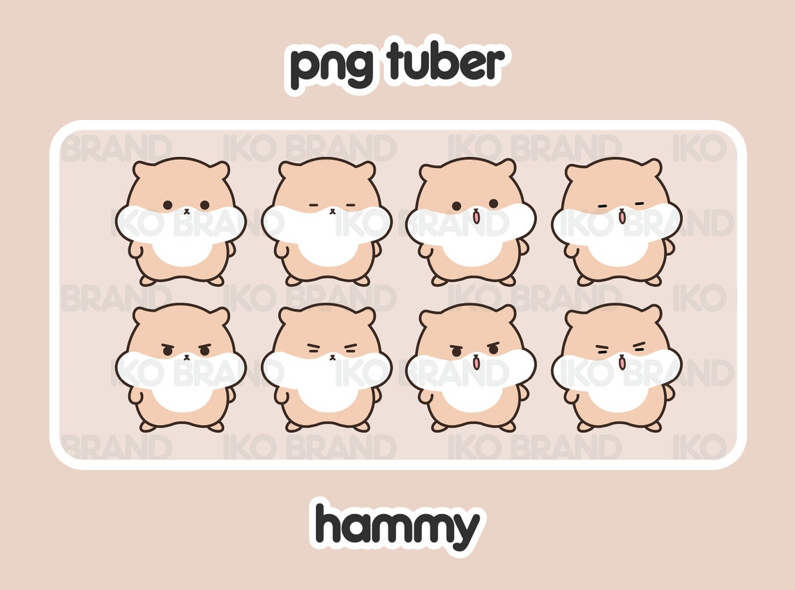 Pngtuber - Hamster | Chibi | Cute | Kawaii | Twitch | Youtube | Vtuber ...