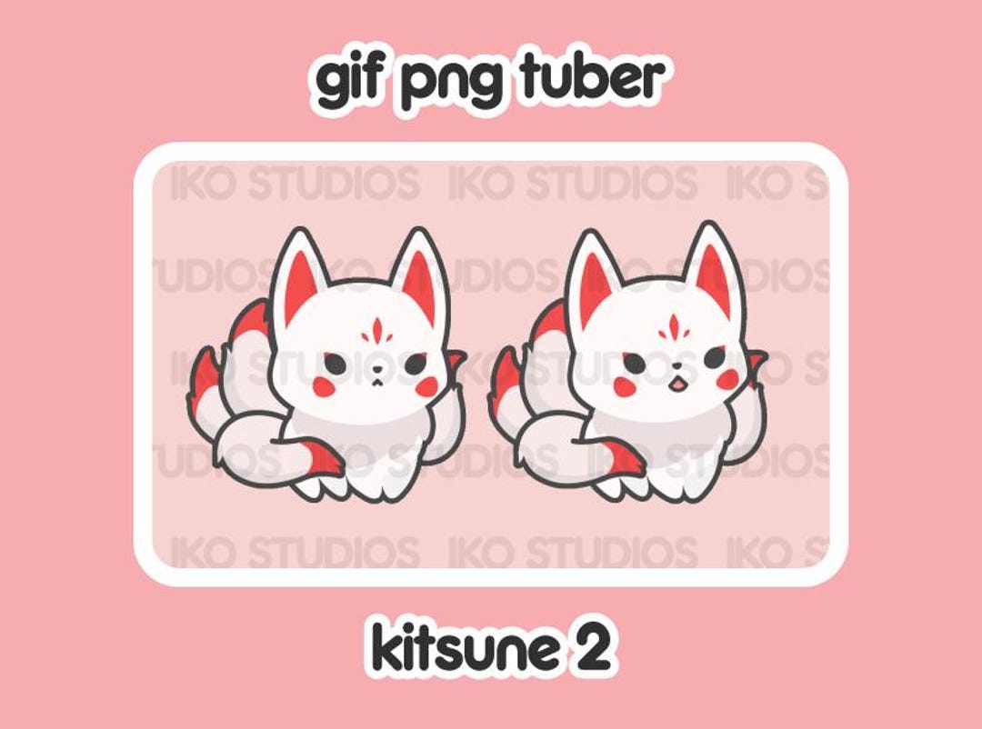 GIF Pngtuber - Kitsune | Chibi | Cute | Kawaii | Twitch | Youtube ...