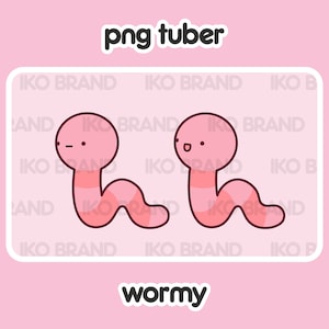 Pngtuber - Worm | Chibi | Cute | Kawaii | Twitch | Youtube | Vtuber ...