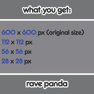 Animated Emote - Panda Rave | Cute | Kawaii | Chibi | Twitch, Youtube ...