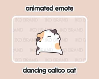 Calico Dancing Cat Meme Animated Emote for Twitch, Youtube, Discord ...