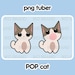 Pngtuber - POP Cat | Chibi | Cute | Kawaii | Twitch | Youtube | Vtuber ...
