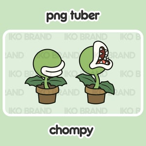 Pngtuber - Chompy Plant | Chibi | Cute | Kawaii | Twitch | Youtube ...