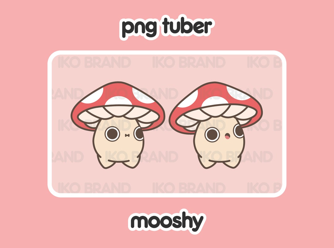 Pngtuber - Mushroom | Chibi | Cute | Kawaii | Twitch | Youtube | Vtuber ...