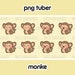 Pngtuber - Monkey | Chibi | Cute | Kawaii | Twitch | Youtube | Vtuber ...