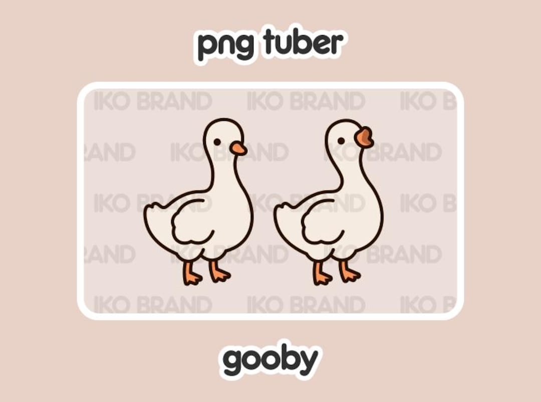 Pngtuber - Goose | Chibi | Cute | Kawaii | Twitch | Youtube | Vtuber ...