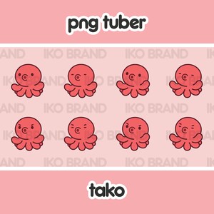 Pngtuber - Octopus | Chibi | Cute | Kawaii | Twitch | Youtube | Vtuber ...