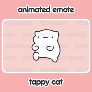 Animated Emote - Cat Tippy Taps | Cute | Kawaii | Chibi | Twitch ...