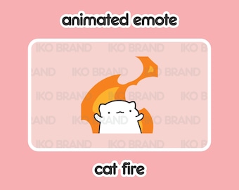 Animated Cat Emote for Twitch, Youtube and Discord - Cute Animated Cat ...