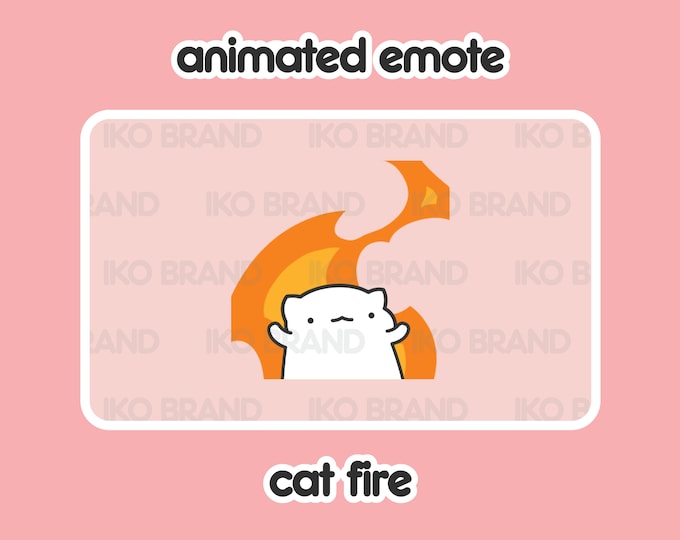 Cute Cat Emotes for Twitch | Youtube | Discord | Kawaii | Stream ...