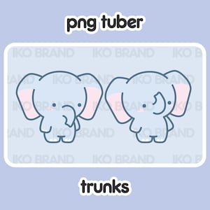 Pngtuber - Elephant | Chibi | Cute | Kawaii | Twitch | Youtube | Vtuber ...