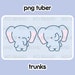 Pngtuber Elephant Chibi Cute Kawaii Twitch Youtube Vtuber Streaming ...