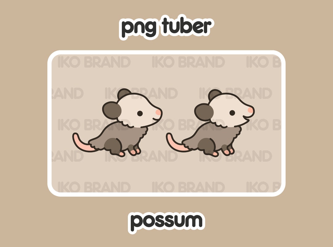 Pngtuber Possum Chibi Cute Kawaii Twitch Youtube Vtuber Streaming Ready ...