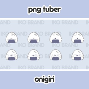Onigiri Pngtuber – Chibi Kawaii Vtuber Avatar (ready to Use) - Etsy