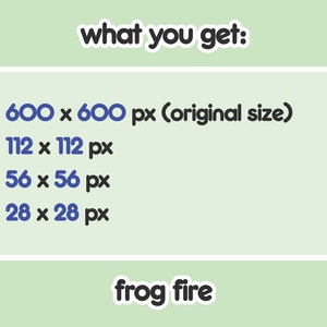 Animated Emote - Frog Fire | Cute | Kawaii | Chibi | Twitch, Youtube ...