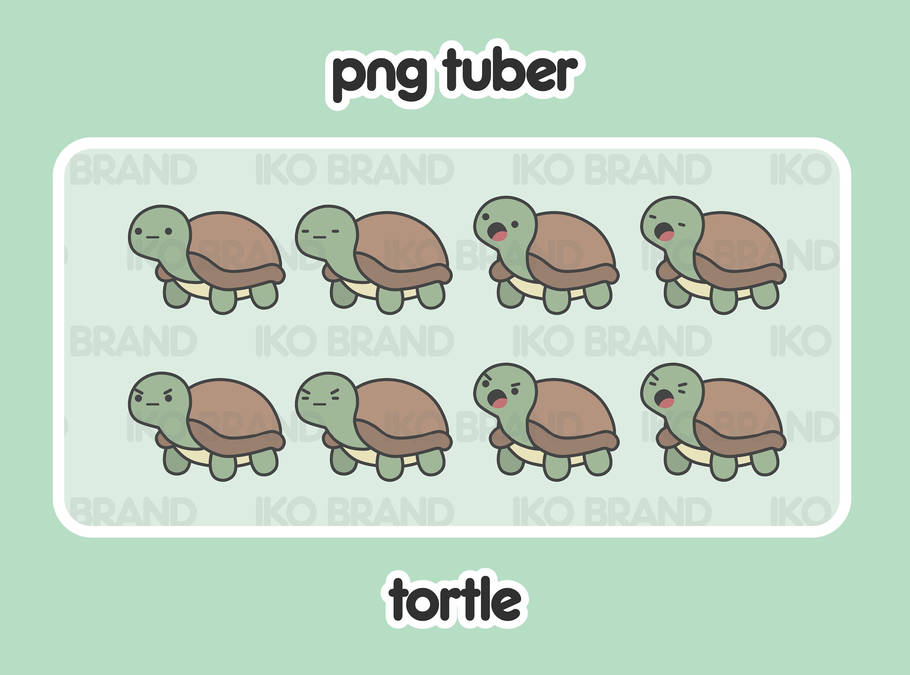 Pngtuber - Turtle | Chibi | Cute | Kawaii | Twitch | Youtube | Vtuber ...