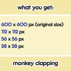 Animated Emote - Monkey Clapping | Clap | Nice One | Cute | Kawaii ...