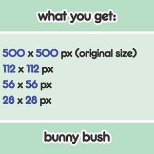 Animated Emote - Bunny Hiding Bush | Cute | Kawaii | Chibi | Twitch ...