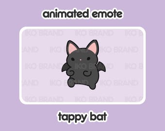 Animated Emote - Bat Door Leaving | Cute | Kawaii | Chibi | Twitch ...