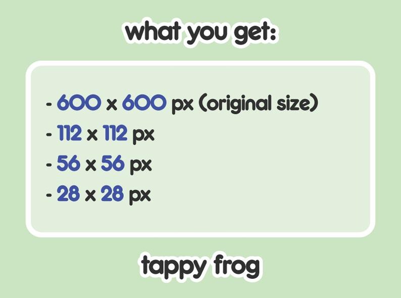Animated Emote - Frog Tippy Taps | Cute | Kawaii | Chibi | Twitch ...