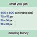 Animated Emote Dancing Bunny Cute Kawaii Chibi Twitch, Youtube, Discord ...