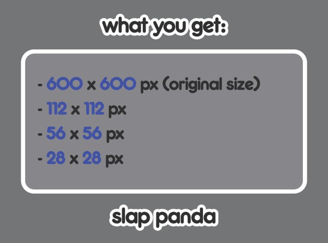 Animated Emote - Panda Slap | Cute | Kawaii | Chibi | Twitch, Youtube ...