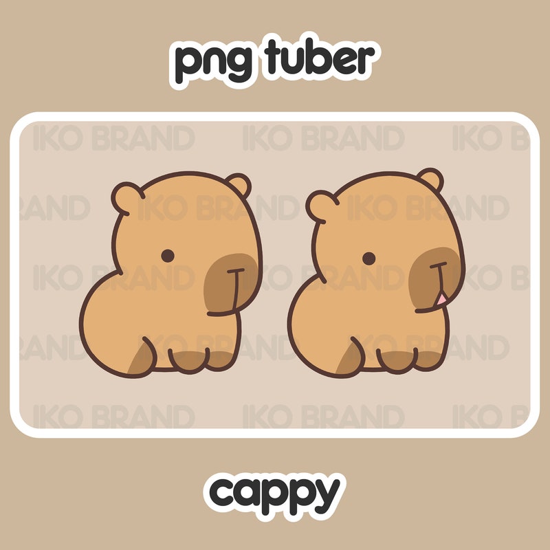 Capybara Png Stream - Etsy