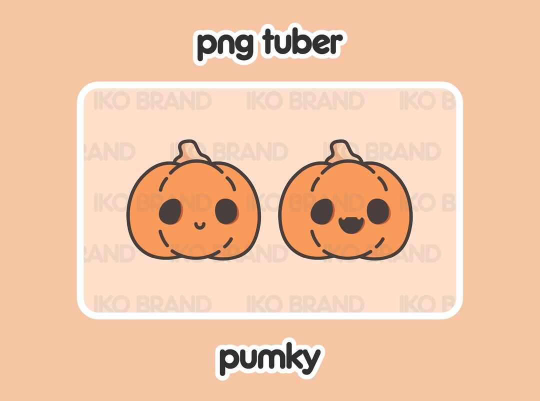 Pngtuber - Pumpkin | Chibi | Cute | Kawaii | Twitch | Youtube | Vtuber ...