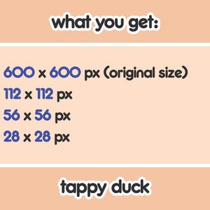 Animated Emote - Duck Tippy Taps | Cute | Kawaii | Chibi | Twitch ...