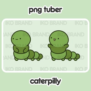 Pngtuber Caterpillar Chibi Cute Kawaii Twitch Youtube Vtuber Streaming ...