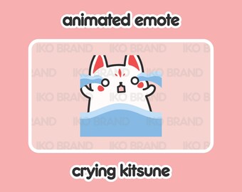 Animated Emote Crying Capybara Cute Kawaii Chibi Twitch, Youtube ...