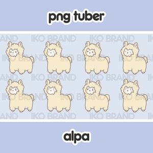 Pngtuber - Alpaca | Chibi | Cute | Kawaii | Twitch | Youtube | Vtuber ...