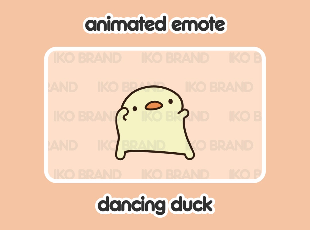 Animated Emote - Dancing Duck | Cute | Kawaii | Chibi | Twitch, Youtube ...