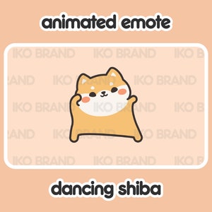 Animated Emote - Dancing Shiba Inu | Cute | Kawaii | Chibi | Twitch ...
