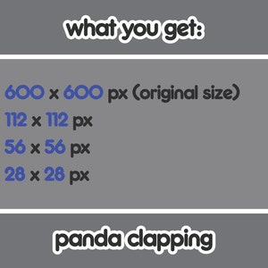 Animated Emote - Panda Clapping | Clap | Nice One | Cute | Kawaii ...