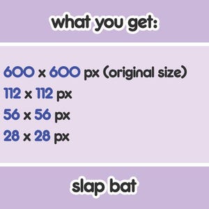 Animated Emote - Bat Slap | Cute | Kawaii | Chibi | Twitch, Youtube ...