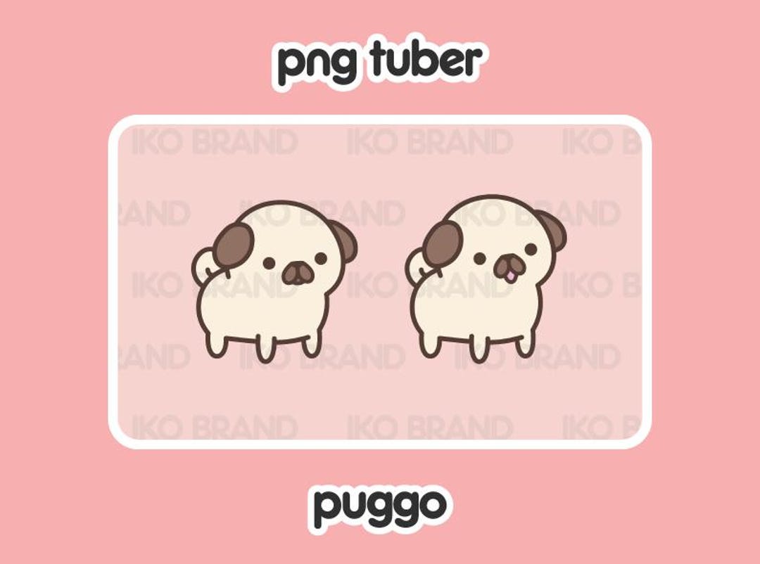 Pngtuber - Pug | Chibi | Cute | Kawaii | Twitch | Youtube | Vtuber ...