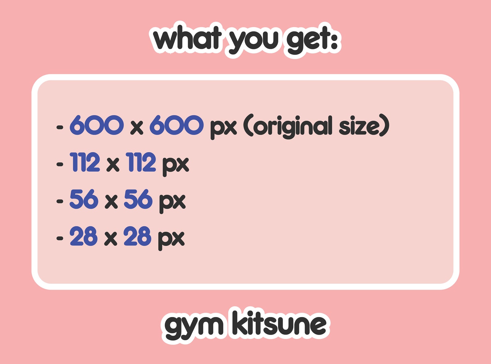 Animated Emote - Gym Kitsune | Cute | Kawaii | Chibi | Twitch, Youtube ...
