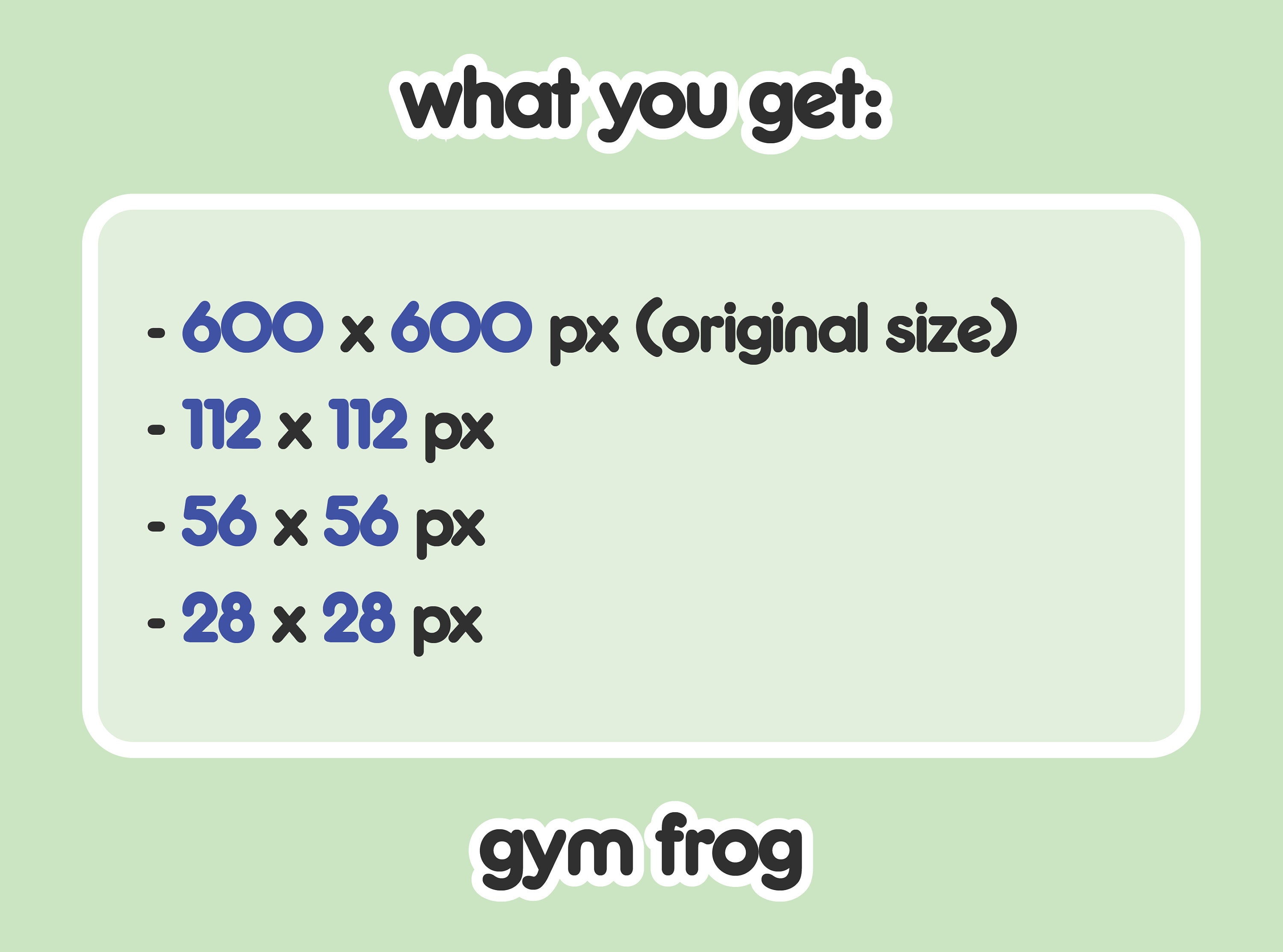 Animated Emote Gym Frog Cute Kawaii Chibi Twitch, Youtube, Discord ...